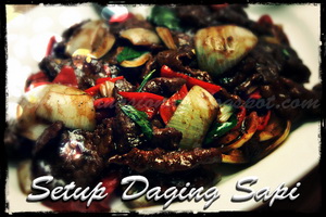 Langkah Pembuatan Setup Daging Sapi Dengan Bumbu Bawang ~ Resep Masakan