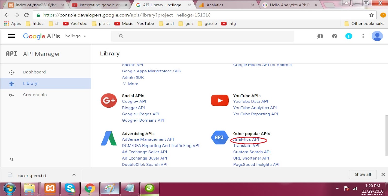 Code The Complex!: How to integrate google analytics API with php using ...