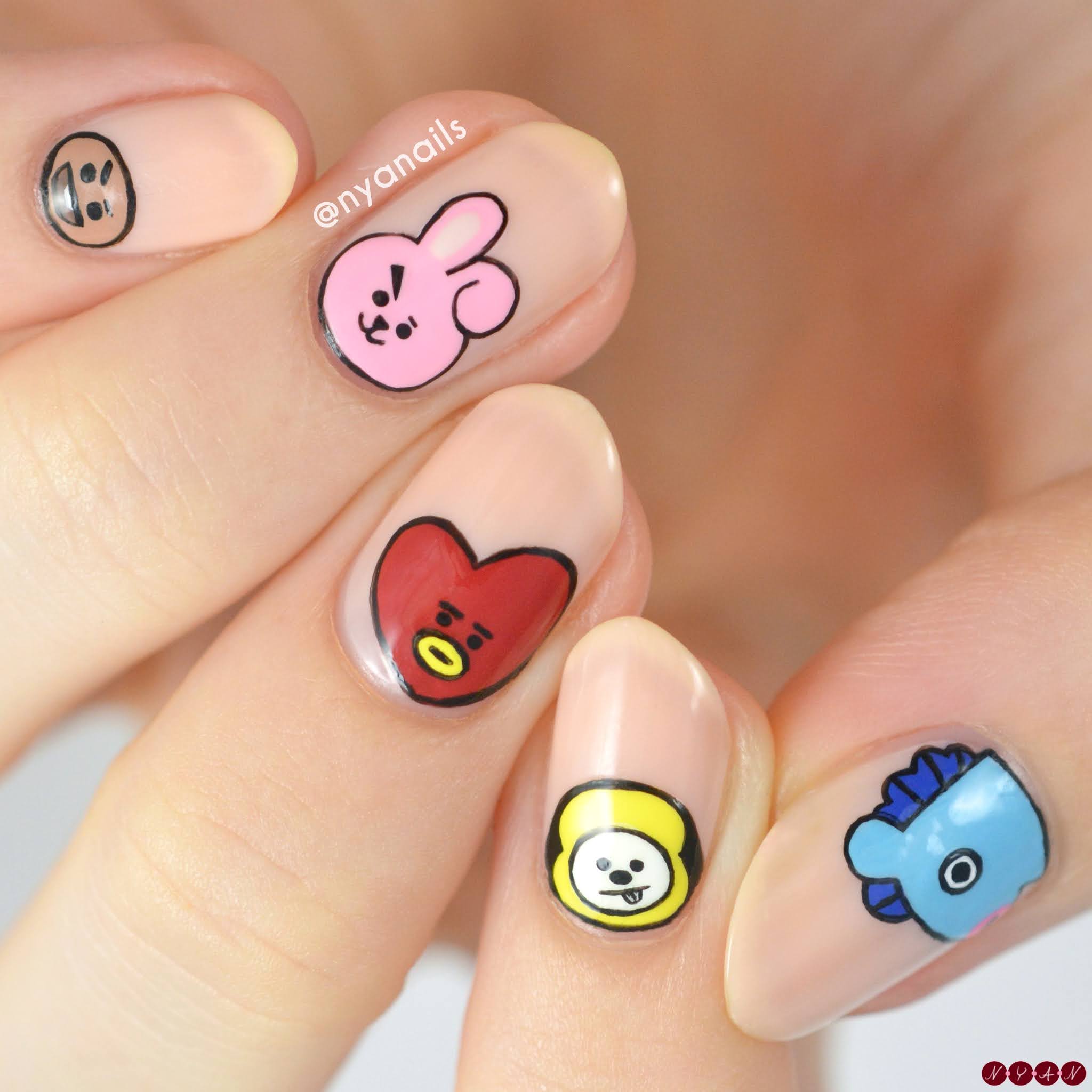 N.Y.A. Nails: BT21