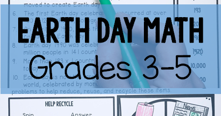 Kelly McCown: Earth Day Elementary Math Activities