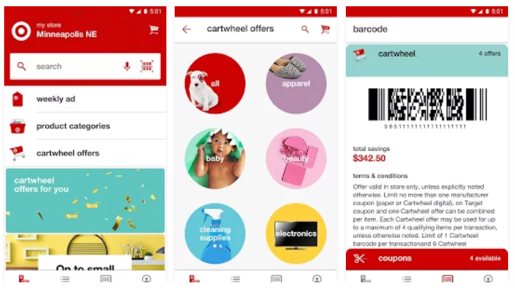 Target - now with Cartwheel Mobile App - Youth Apps