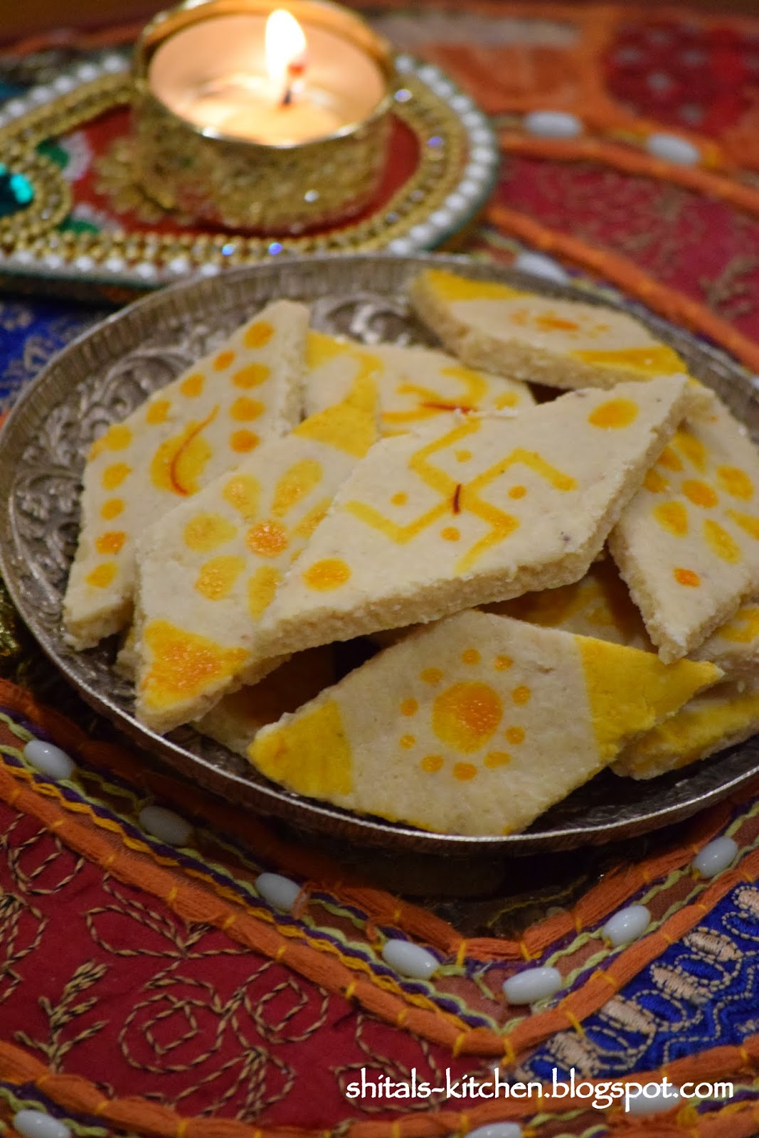 Shital's-Kitchen: Kesar Kaju Katli