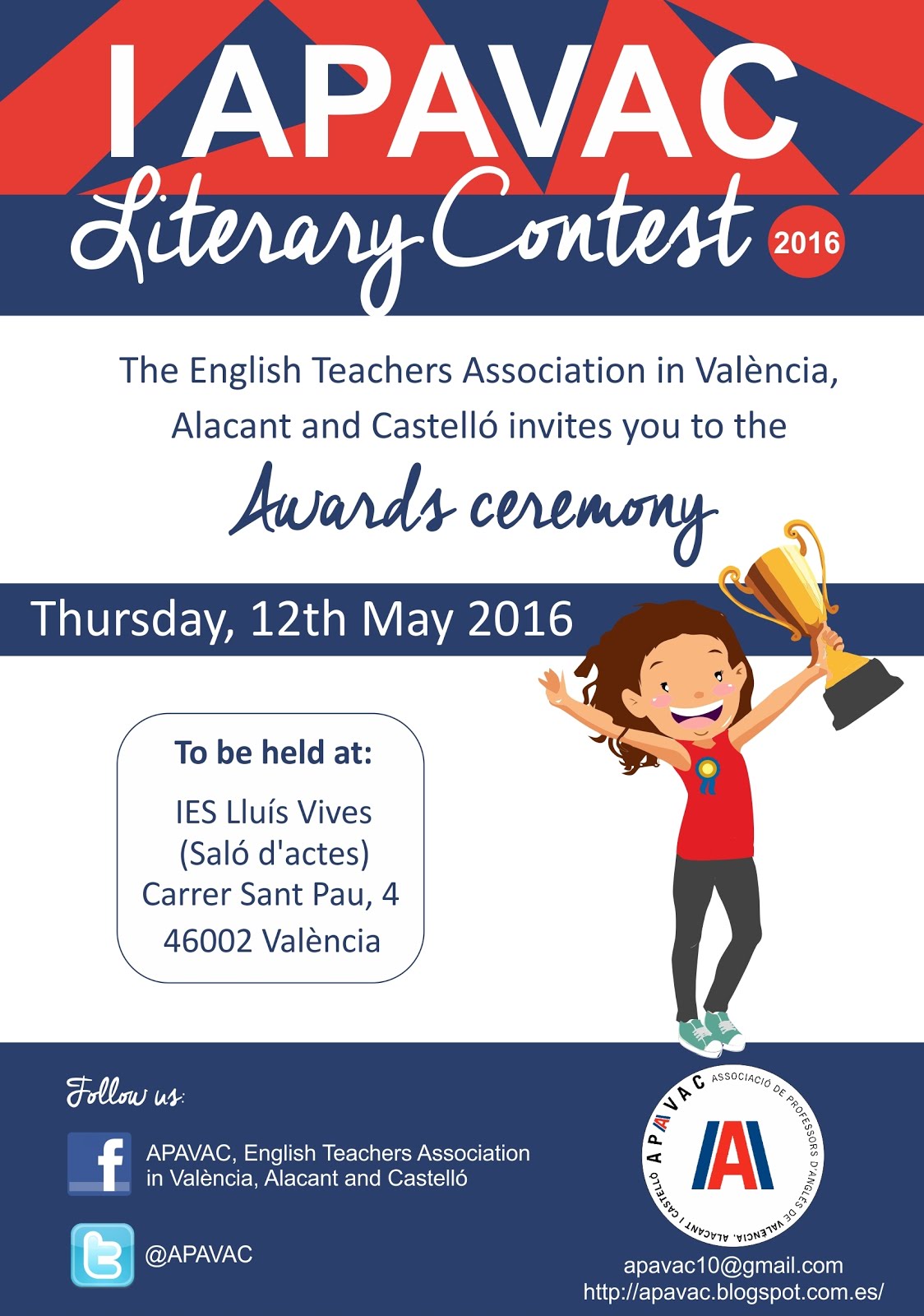 APAVAC: I APAVAC LITERARY CONTEST