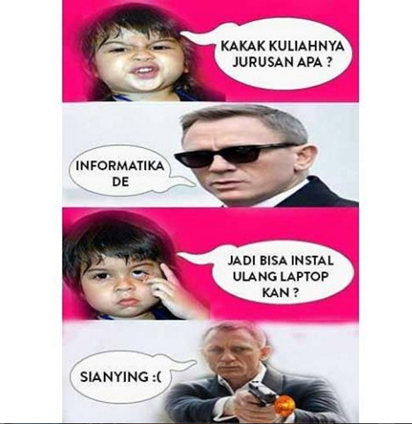 Kumpulan Meme Tentang Dunia Teknologi Informasi - Meme Kocak Bikin Ngakak