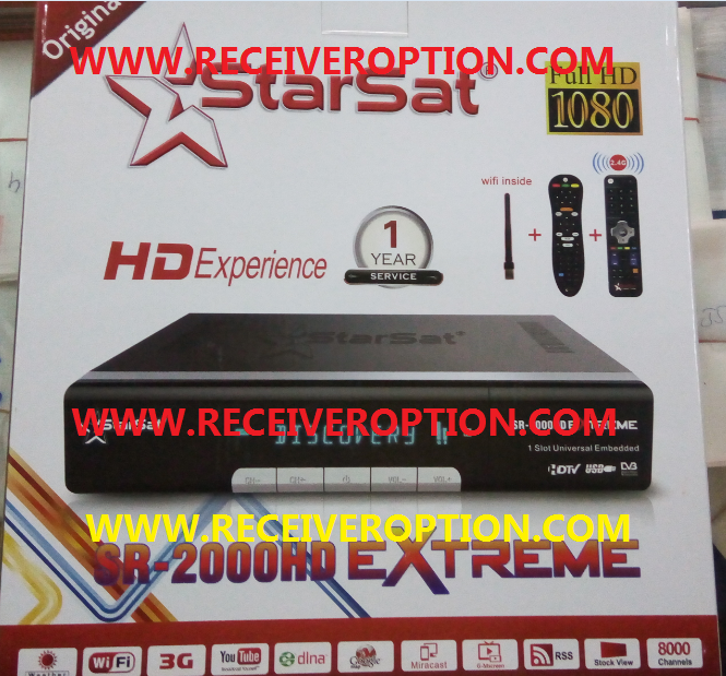 STARSAT SR-2000HD EXTREME RECEIVER NEW SOFTWARE - How To Enter Biss key Power vu key And Cline ...
