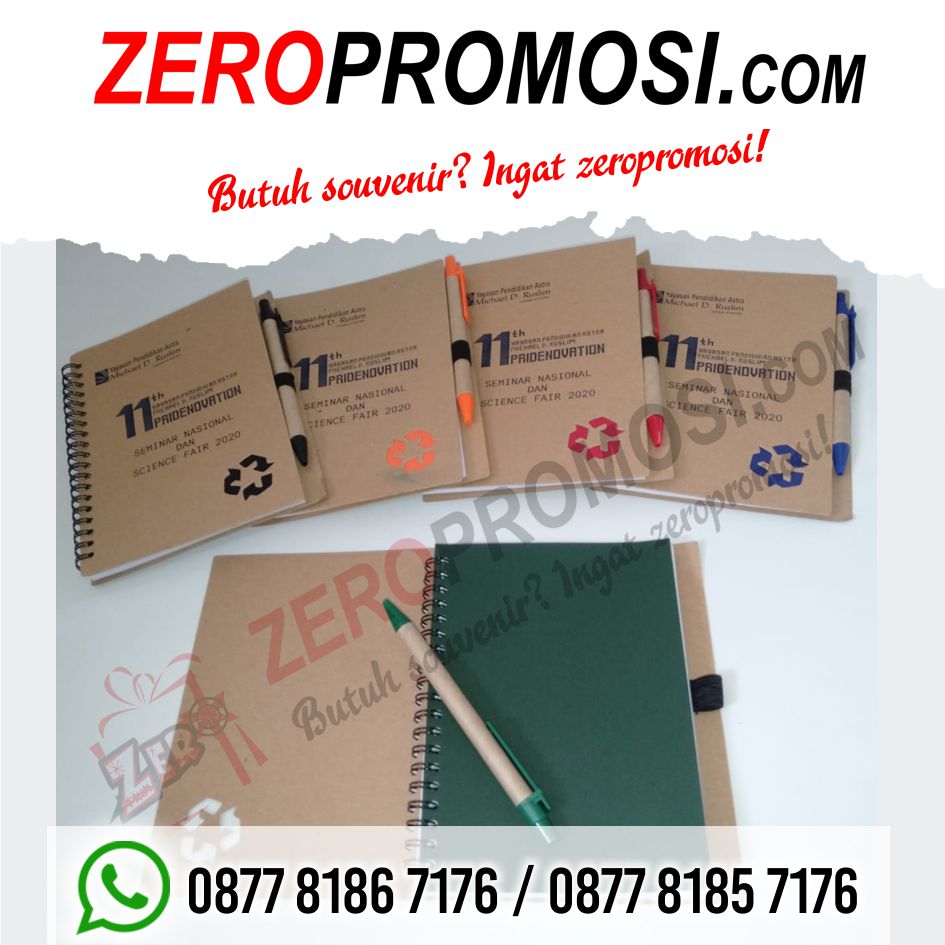 Jual Souvenir Memo Recycle New Daur Ulang Ramah Lingkungan ...