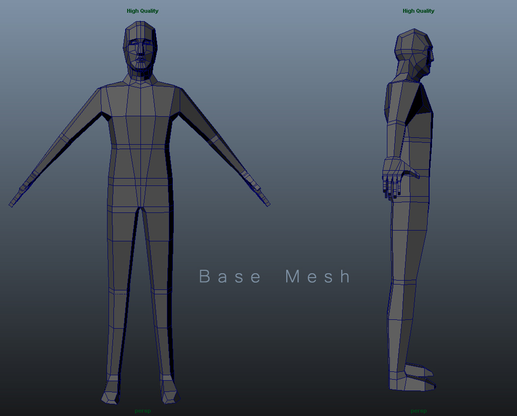 Jack Eaves Art: World Building Week 13: Low Poly Character