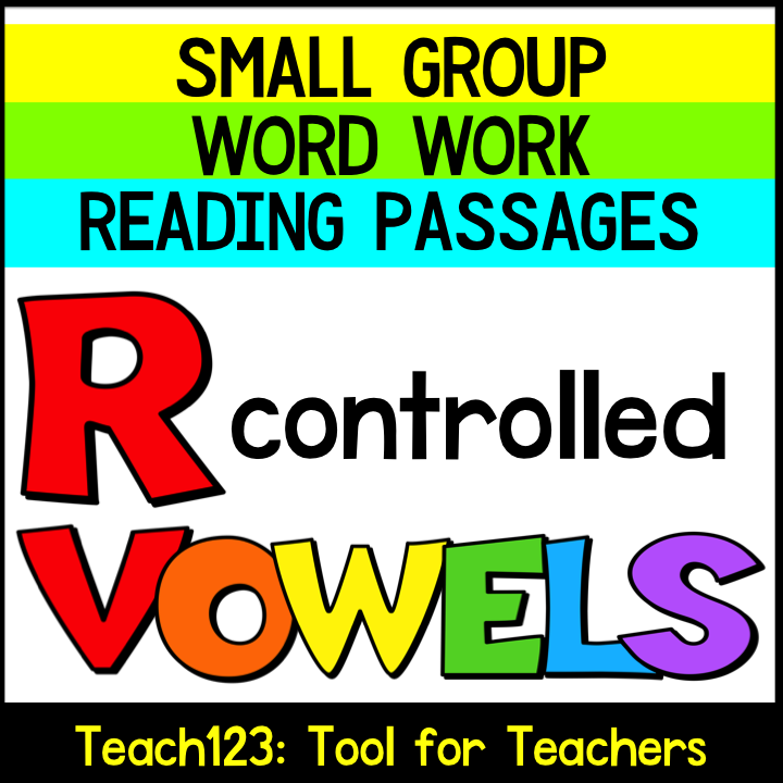 R-Controlled Vowels: Reading Passages, Word Work, and more! | Teach123