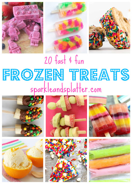 Sparkle and Splatter: 20 Fast + Fun Frozen Treats!