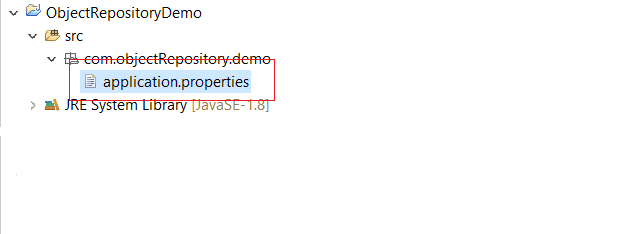 Creating Object Repository In Selenium Webdriver Using