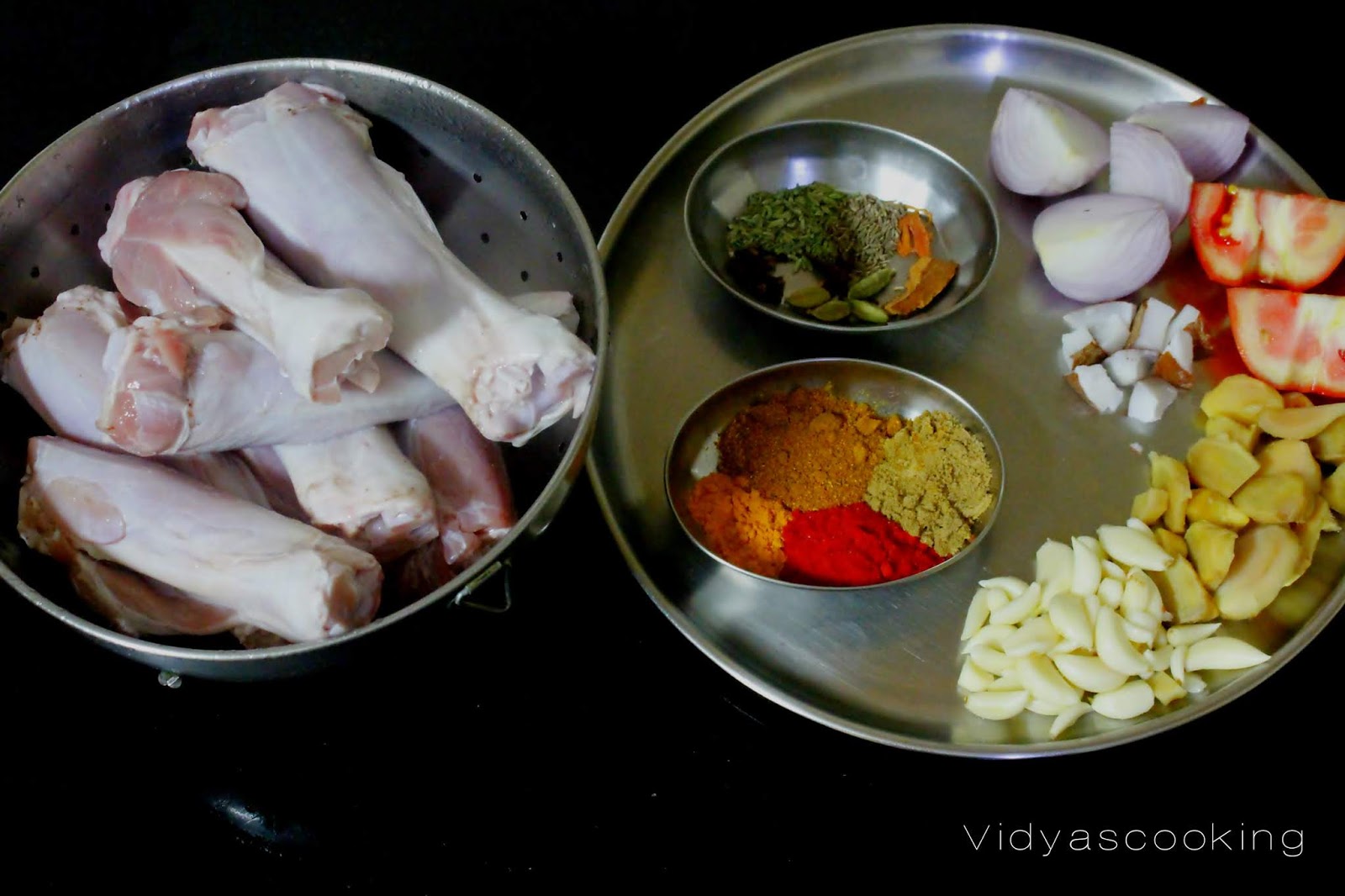 SouthIndian Masala Lamb Shanks Recipe (Mutton Nalli Masala Recipe)