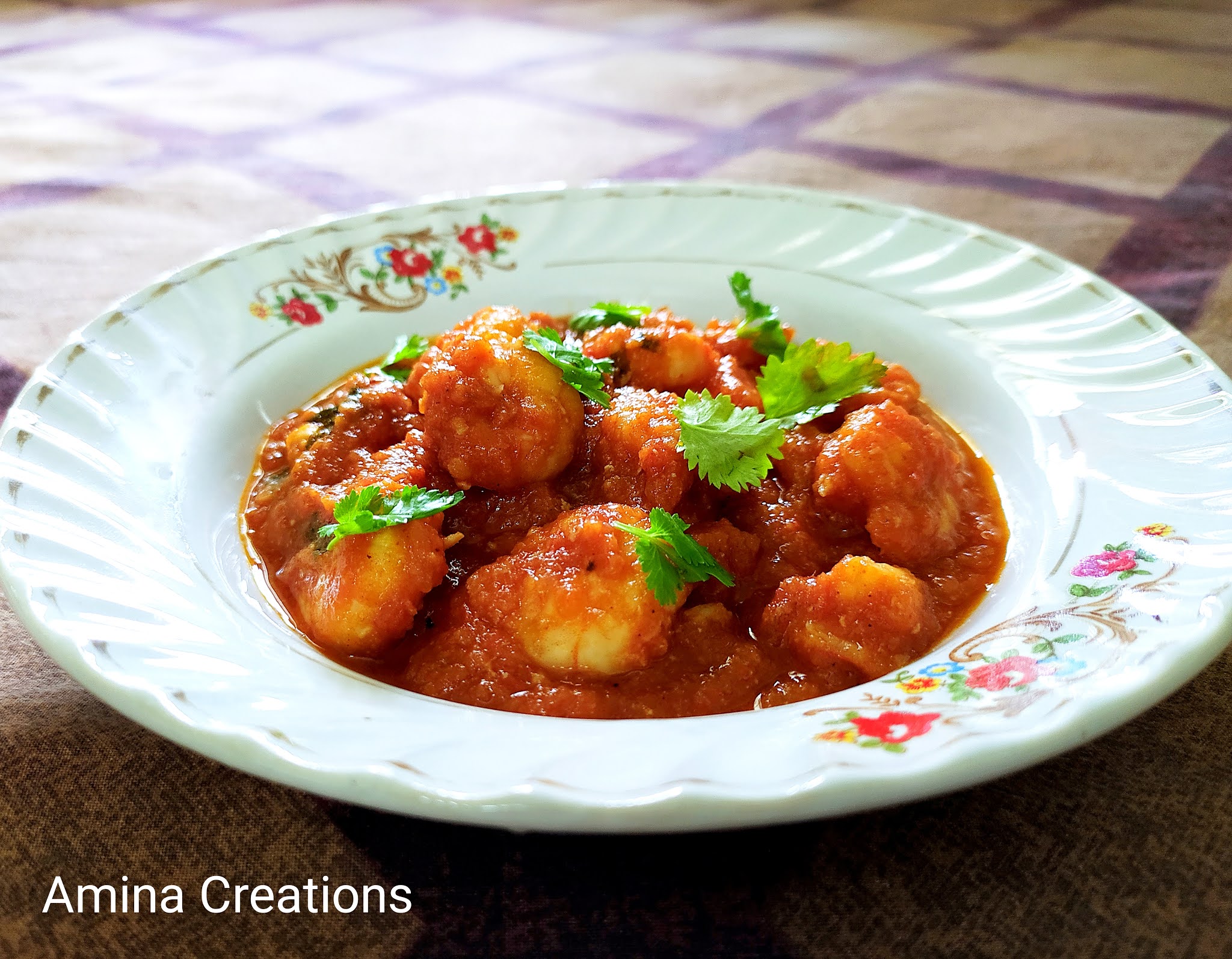 AMINA CREATIONS: RESTAURANT STYLE PRAWN MASALA GRAVY