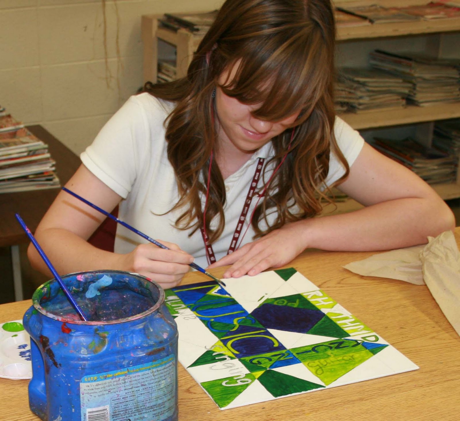 Mrs. Macre's Art Class: Abstract Letter Designs