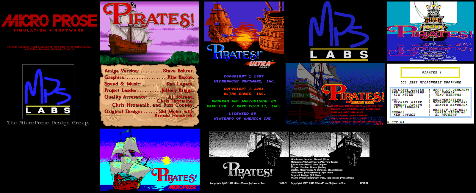 FRGCB - Finnish Retro Game Comparison Blog: Pirates! (MicroProse, 1987)