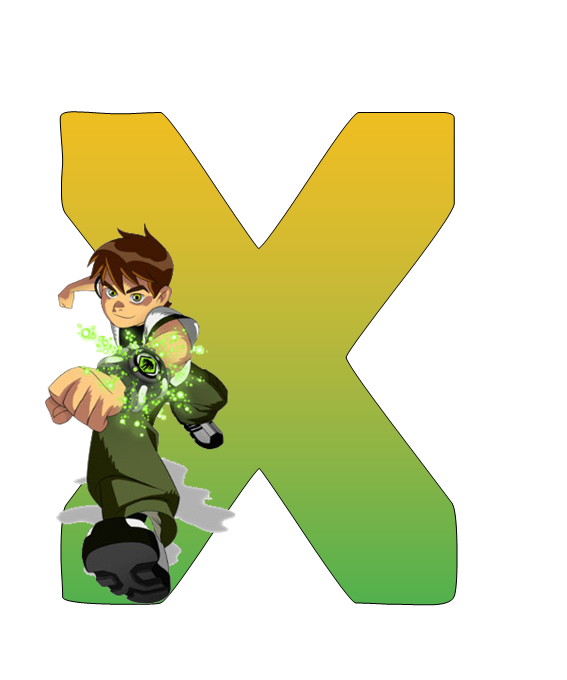 Kits imprimibles gratis : Abecedario Ben 10