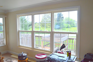Adding Casing to Drywall Return Windows | Bumbleberries Boutique