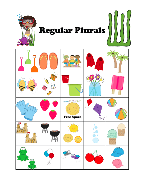 Speech-Language Love: Fun in the Sun Plurals