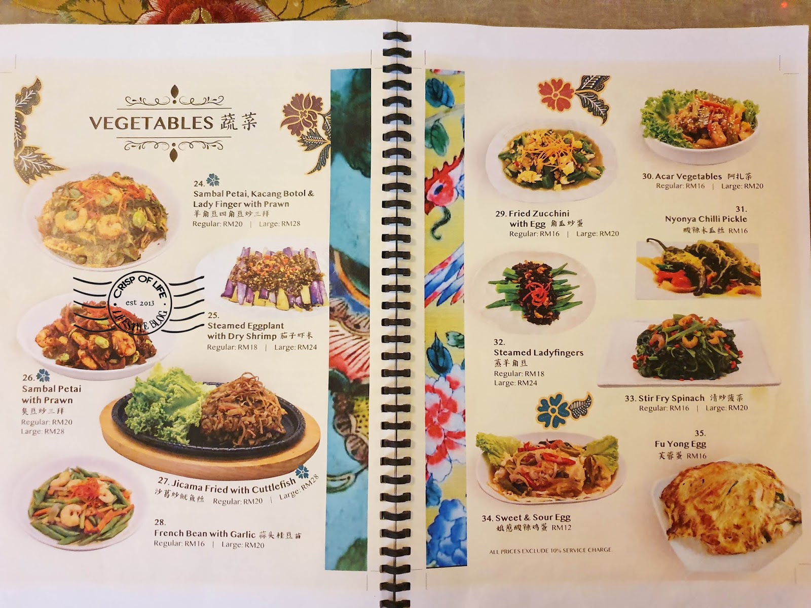 Richard Rivalee Nyonya Cuisine 娘惹之家 @ Rain Garden Hotel, Lebuh Burmah ...