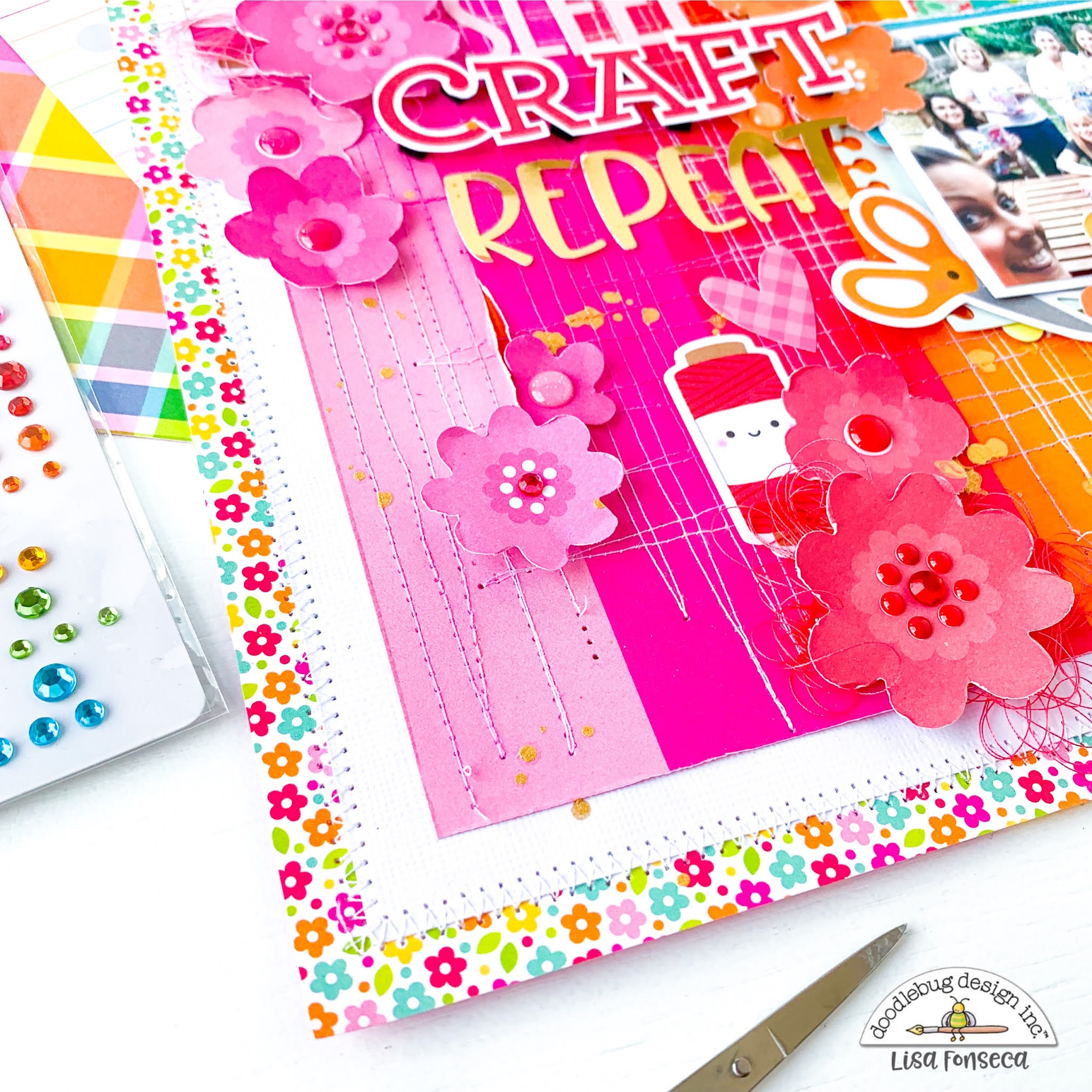Doodlebug Design Inc Blog: CUTE & CRAFTY EAT-SLEEP-CRAFT-REPEAT LAYOUT ...