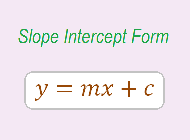 10 Math Problems: Slope Intercept Form
