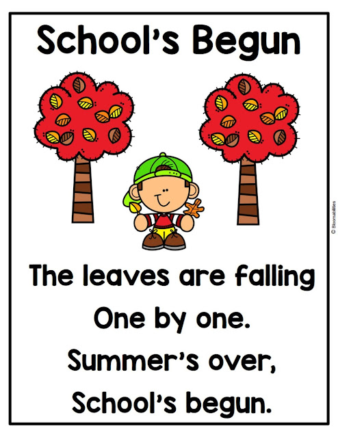 First Grade Bloomabilities: Freebie Poems for Beginning of Year
