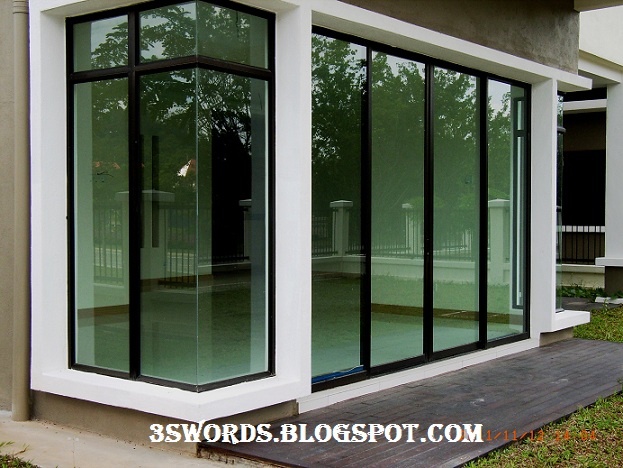Sliding glass door in Selangor, Malaysia