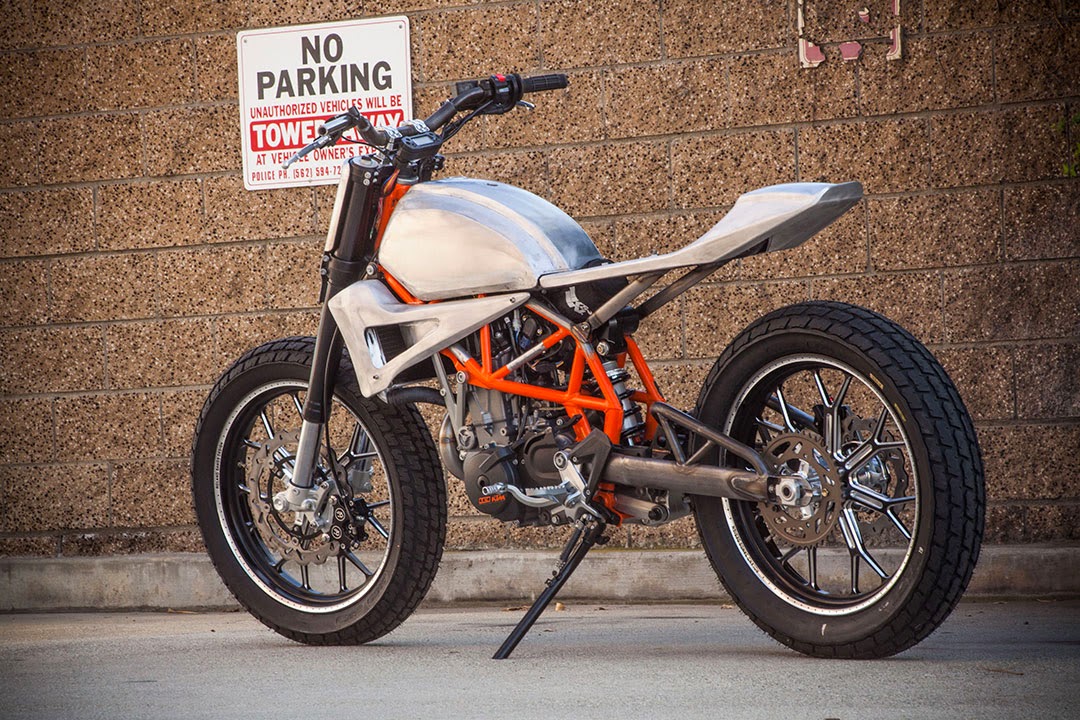 Racing Cafè: KTM 690 Tracker by Roland Sands