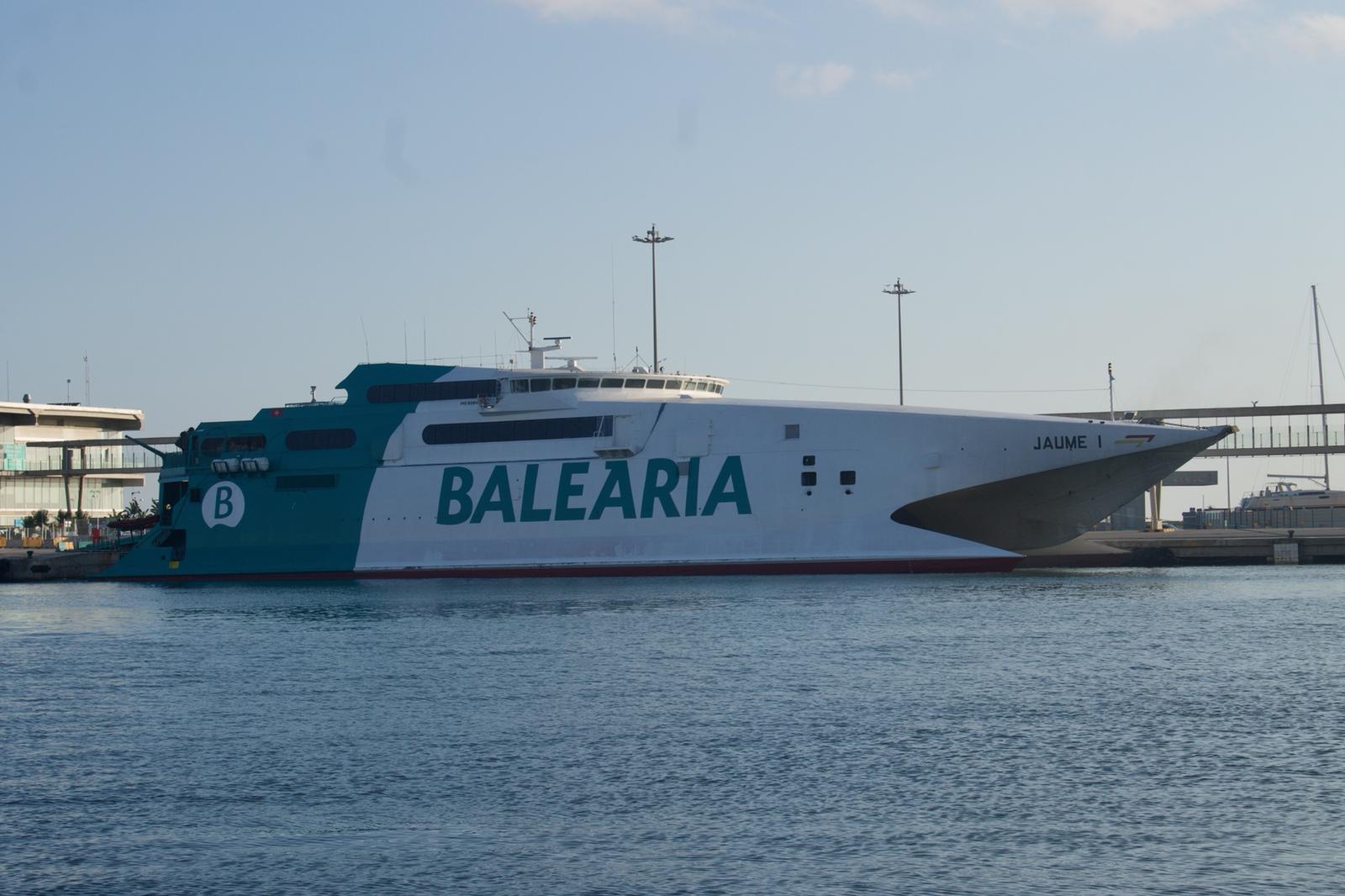 FERRYBALEAR: El HSC "Jaume I" de Baleària se incorpora al Dénia-Ibiza-Palma