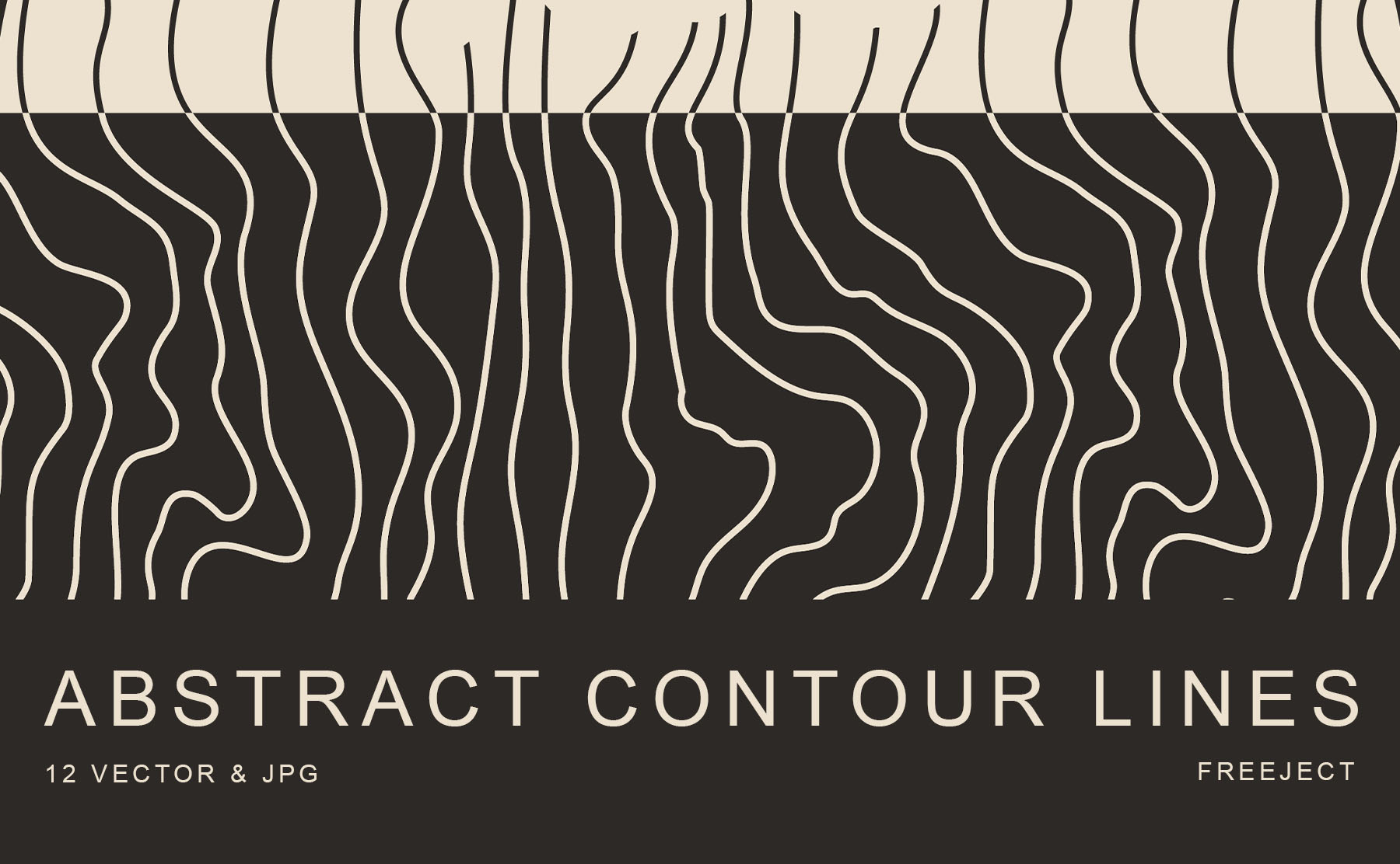 Free Download Abstract Contour Lines Background