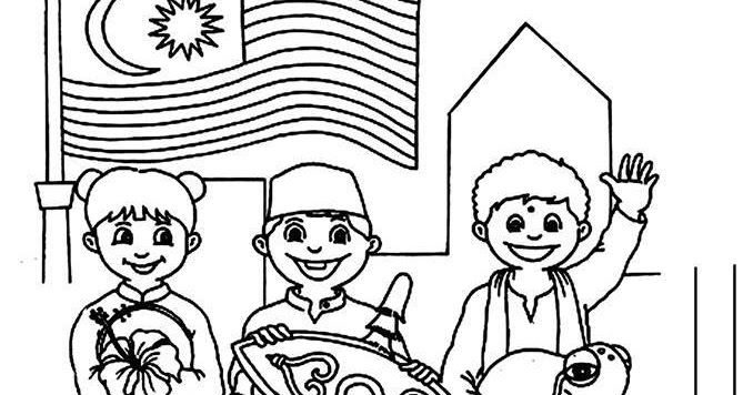 Merdeka Coloring Sheet Coloring Pages