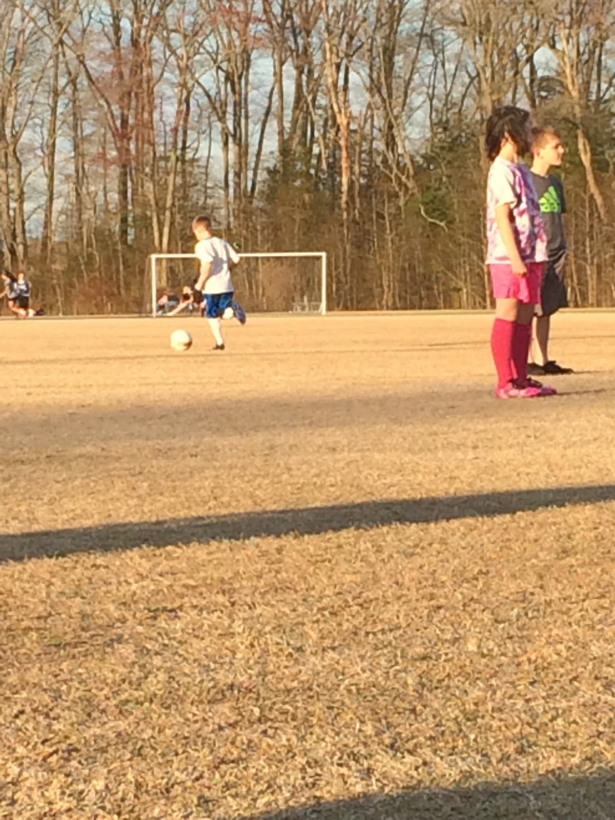 it's the LITTLE THINGS that matter most: He's Playing Soccer
