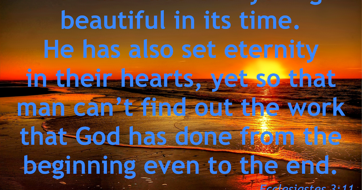 Ecclesiastes 3 11 Meaning