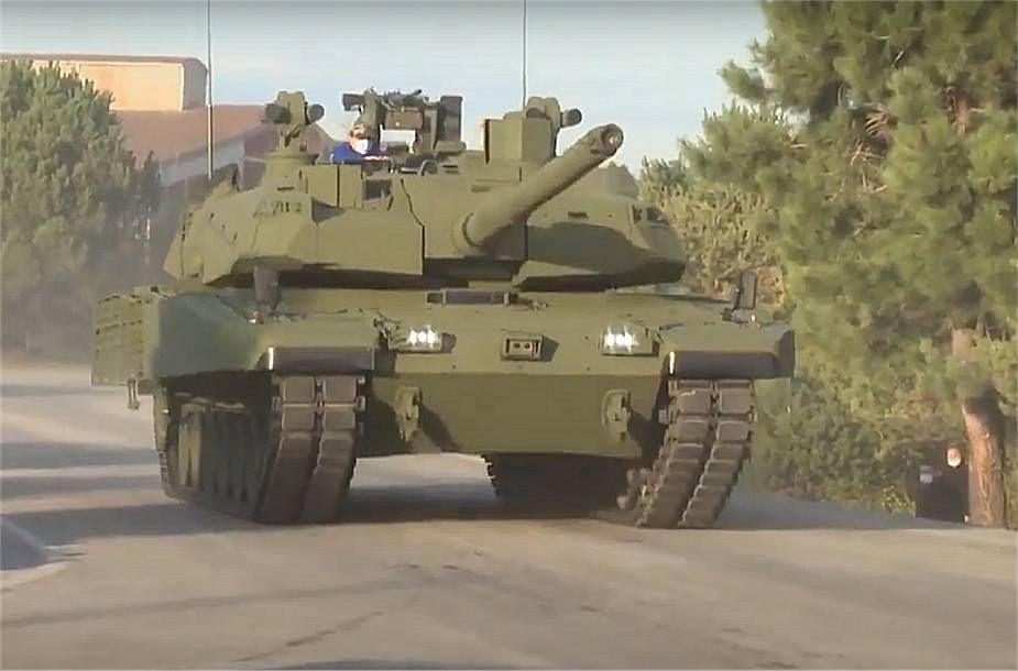Turkish New Hybrid, Leo 2A4 Hull with an Atlay Turret, Looks pretty ...