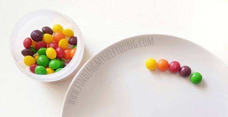 How to Make a Skittles Rainbow | Finding Myself Young