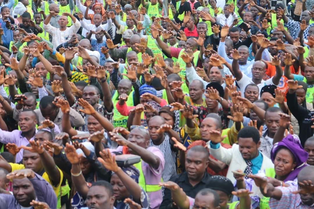 Massive Crowd Hits Edo State Chosen Crusade