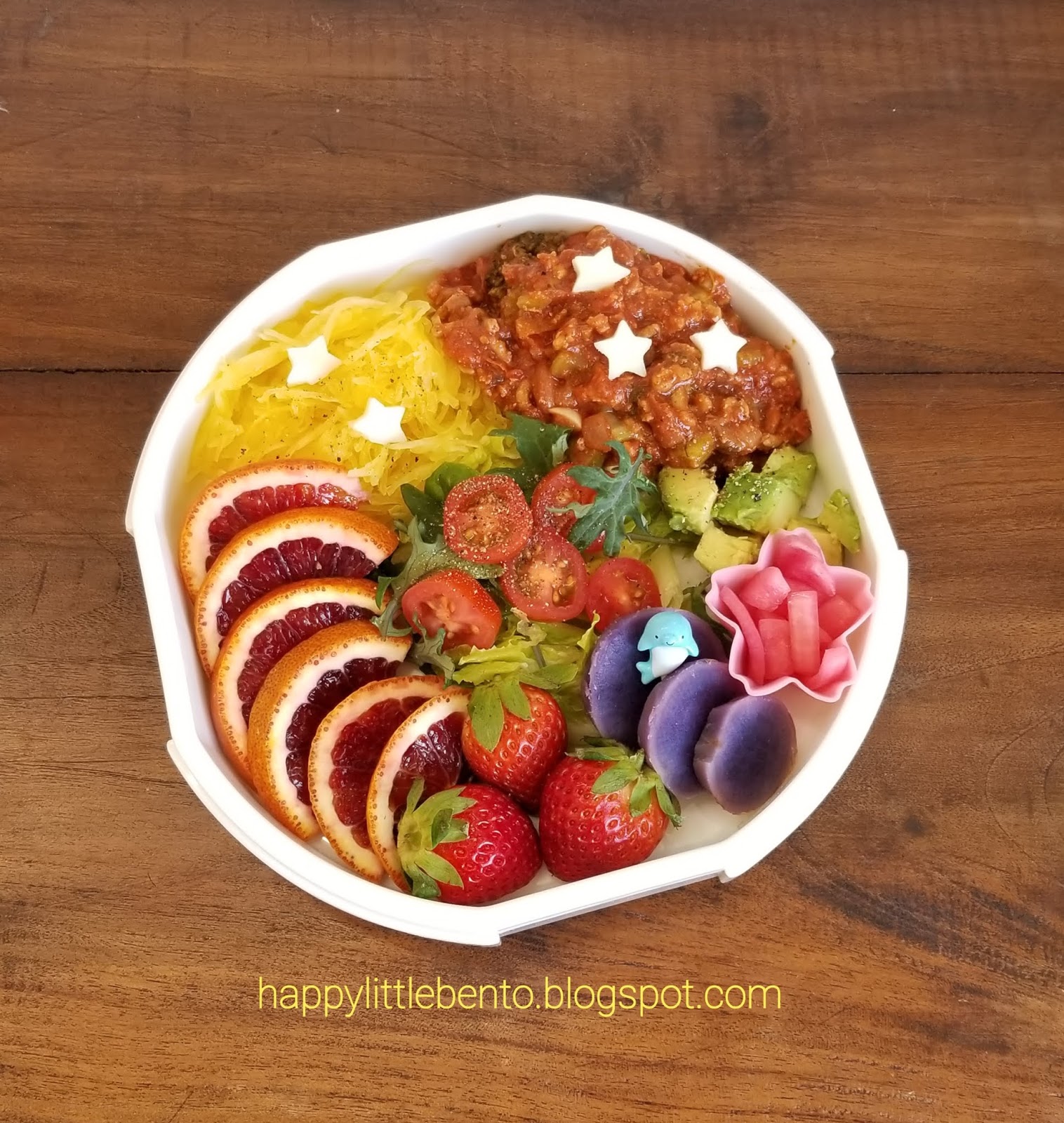 Happy Little Bento: Spaghetti (Squash) Bento