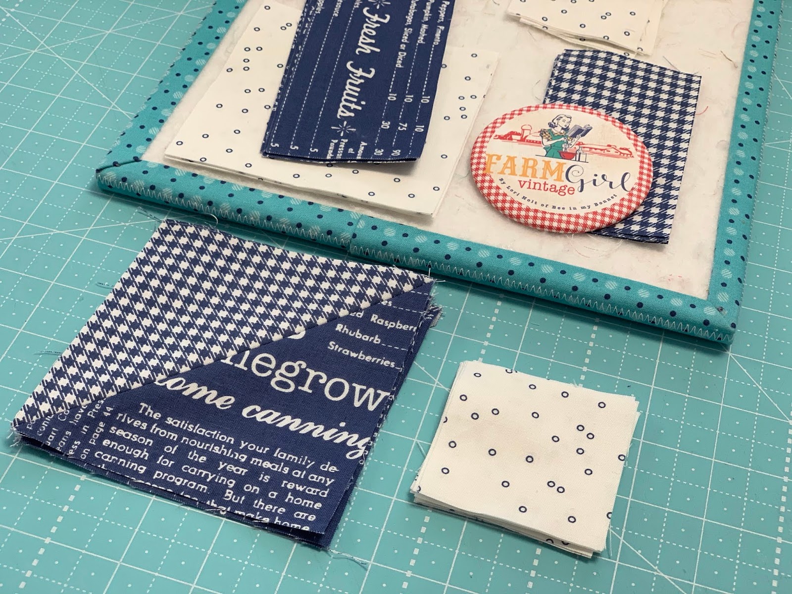 Bee In My Bonnet: Vintage Block Along - Week 35 - Twirl Block!!