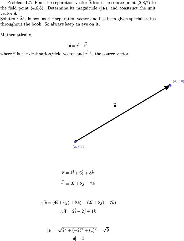 Chapter 1 Vector Analysis: Problem 1.7