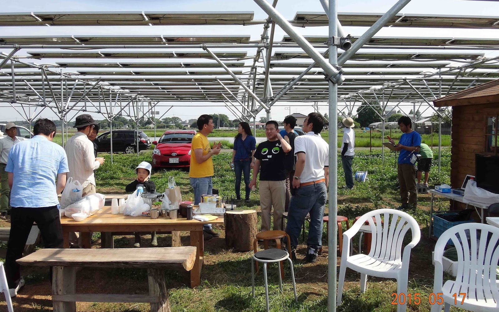 Solar Sharing - Solar panels, chickens and goats in Tsukuba, Japan ...