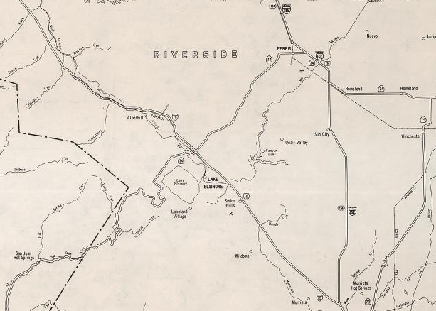 Interstate 215/former Interstate-15 East and California State Route 194