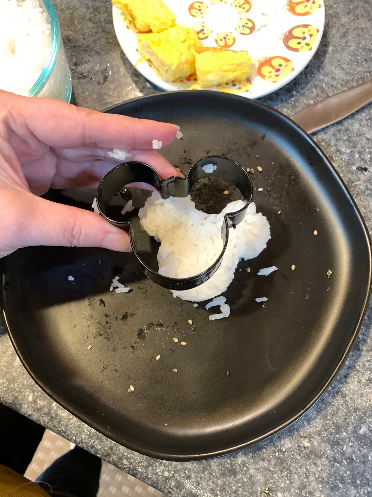 Mickey & Minnie Mouse Tamago Musubi - Gluten Free and The Mouse