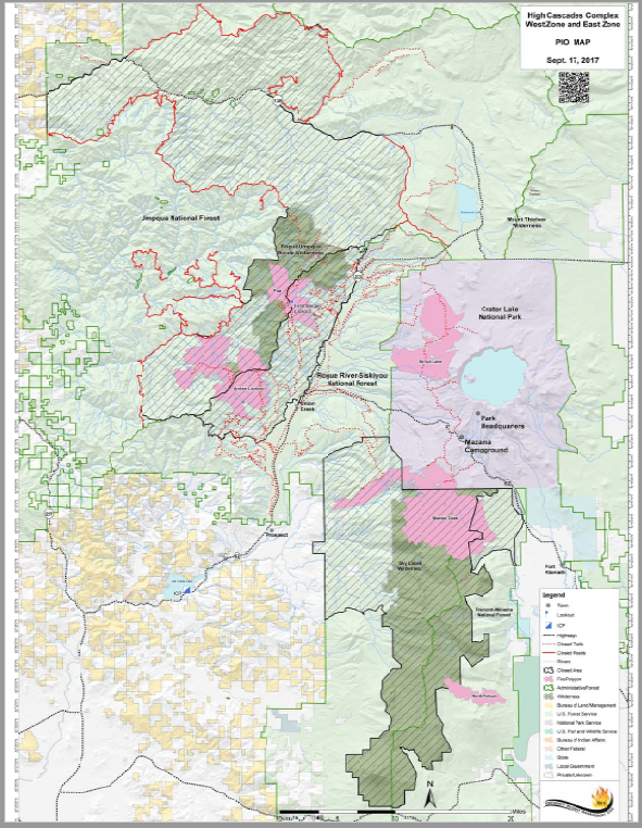 Southwest Oregon Joint Information Center: High Cascades Complex