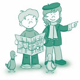 Le poisson vert 1º ESO: Demander et indiquer un chemin