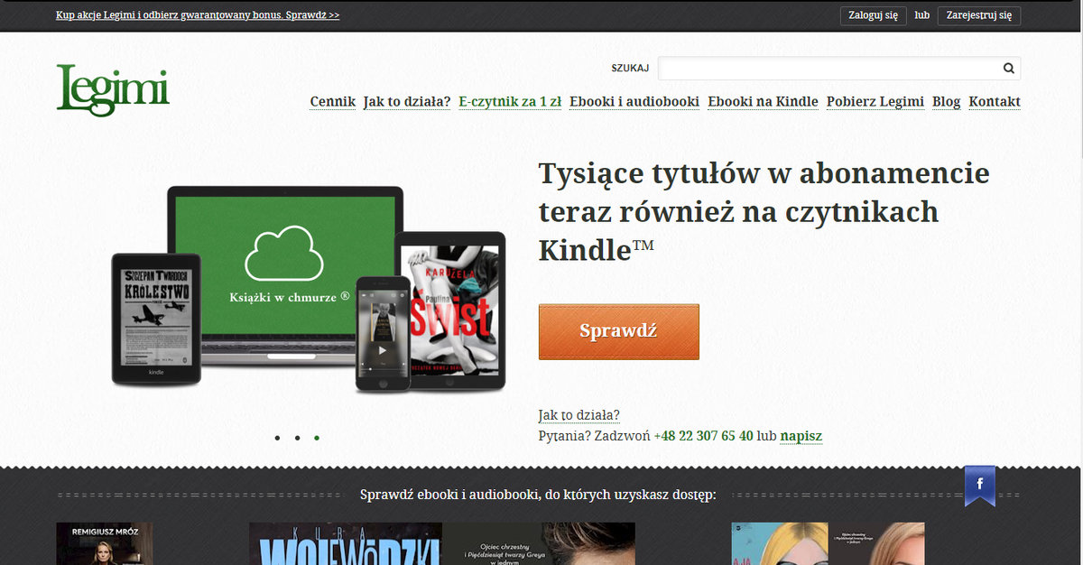 Remament w Legimi: nowa strona, a wkrótce aplikacja