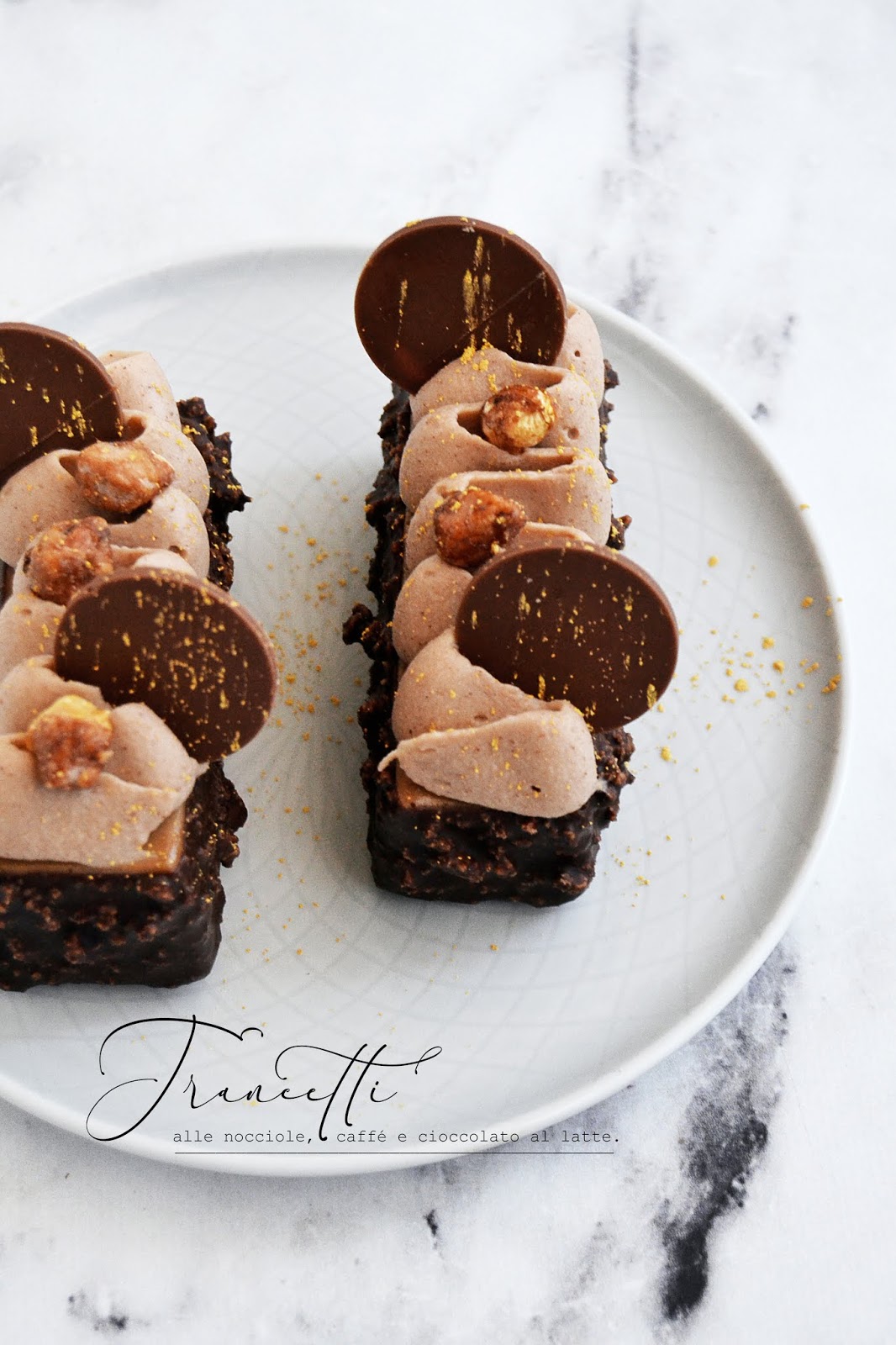 TRANCETTI ALLA NOCCIOLA E CAFFE'. | MICHELA BRIGANTE - pasticceria virtuale