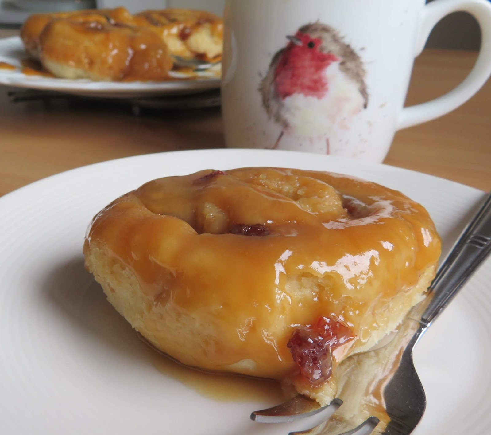 Butter Rum & Raisin Hot Rolls | The English Kitchen