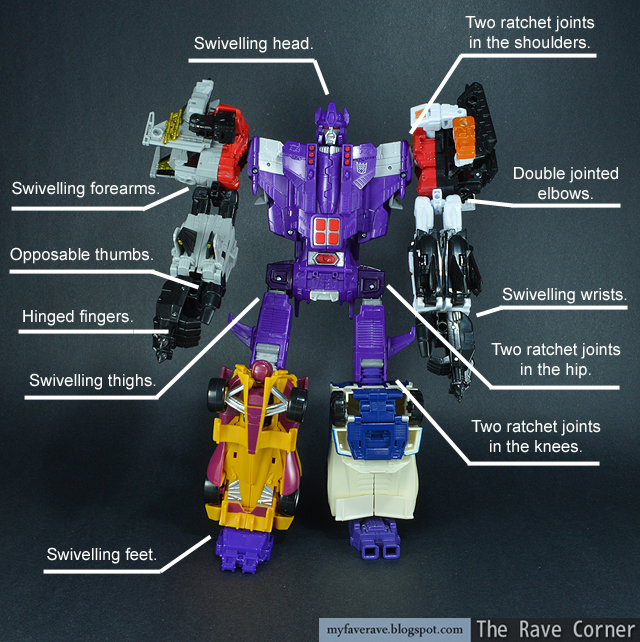 The Rave Corner: Transformers Generations Combiner Wars Galvatronus Review