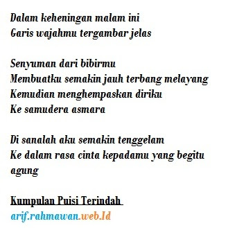 √ Kumpulan Puisi Cinta Romantis Menyentuh Hati - Operator Sekolah