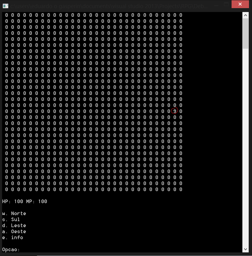 Programador de Jogos - Eduardo Gasperin: RPG de texto