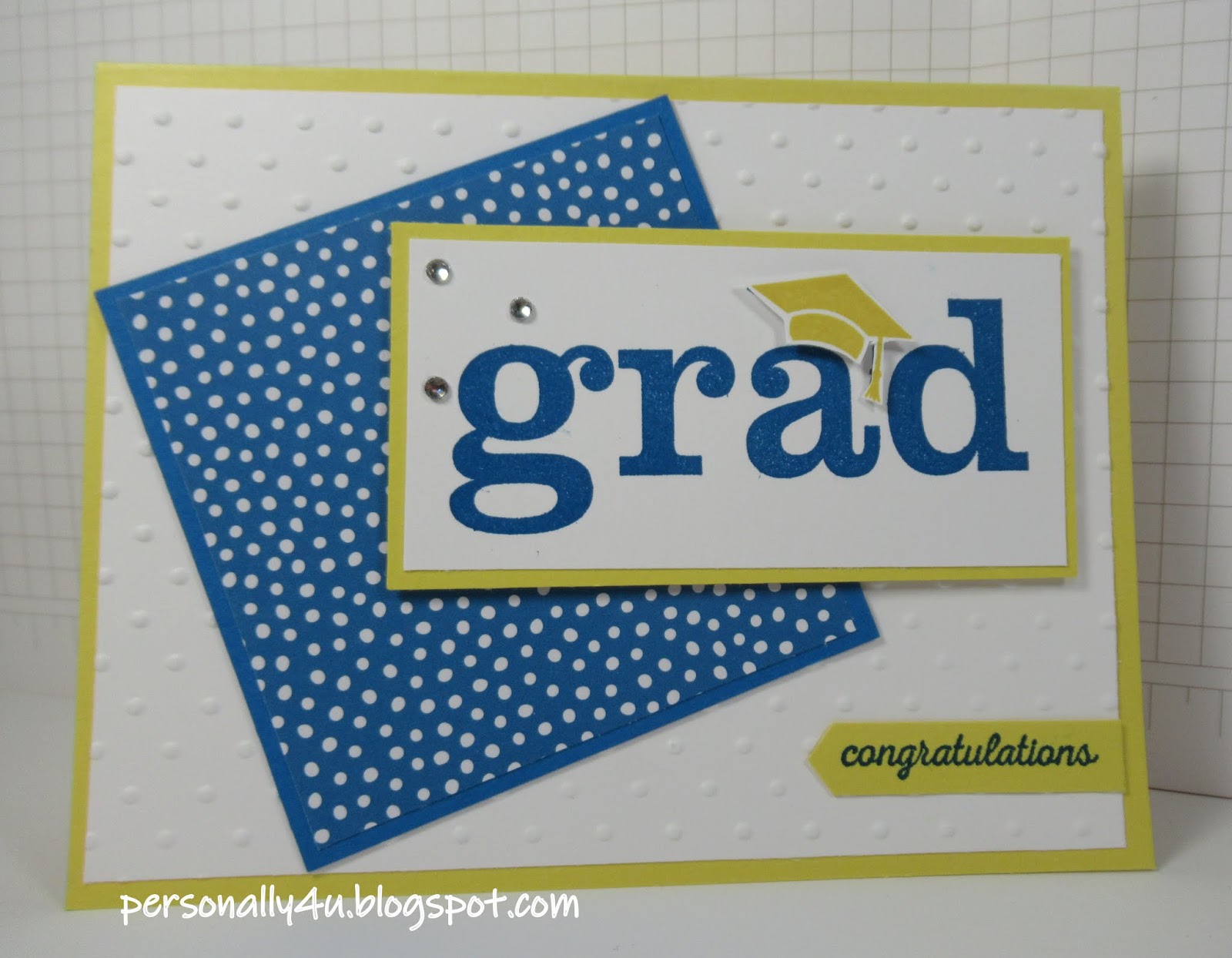 Personally Yours: Stampin' Up! Graduation Cards - University of Delaware